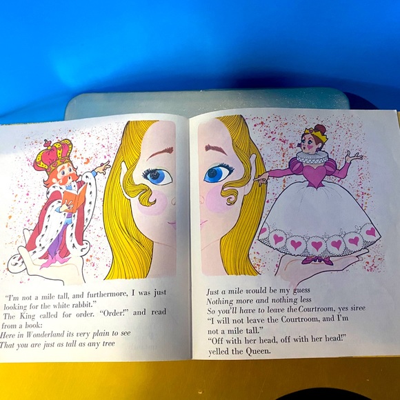 Peter Pan Records | Media | Alice In Wonderland Vintage Vinyl Record Read Along Storybook Peter ...